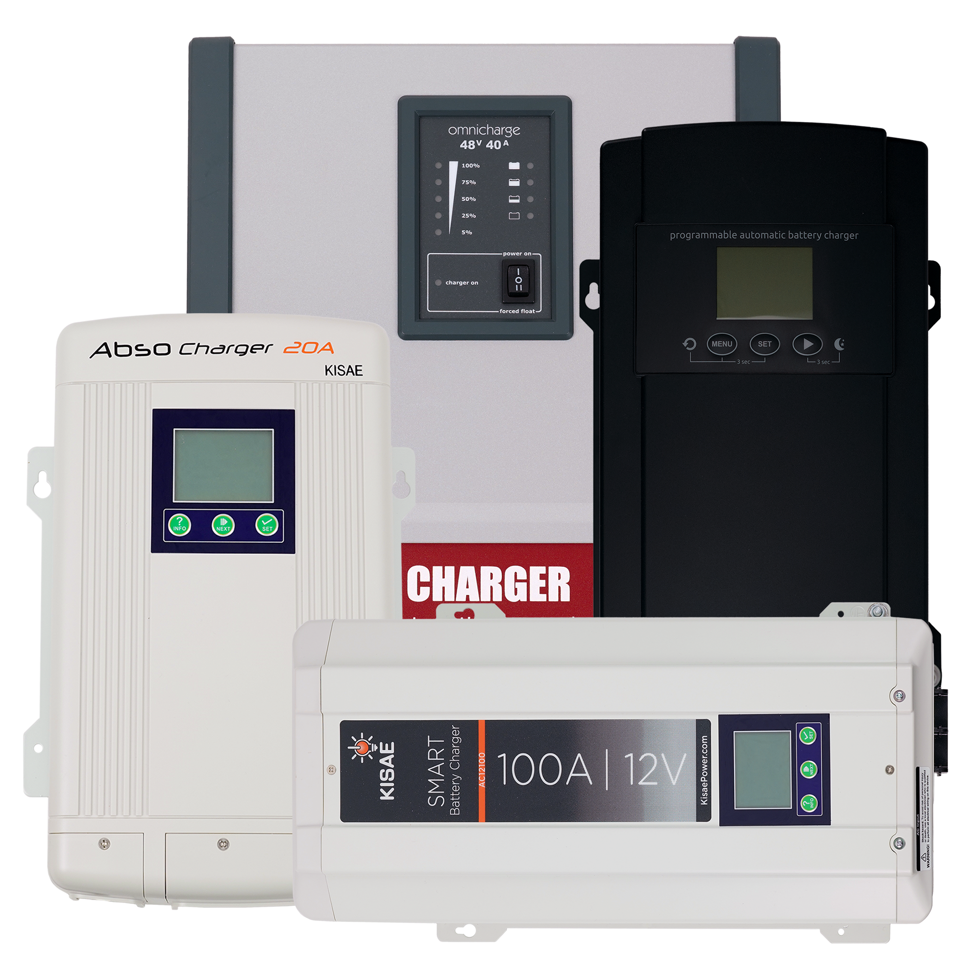 AC-DC Battery Chargers | 20A to 100A Multi-Output | Merlin Power