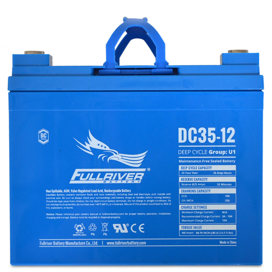 Fullriver Battery DC Series Deep Cycle Batteries – Merlin Power