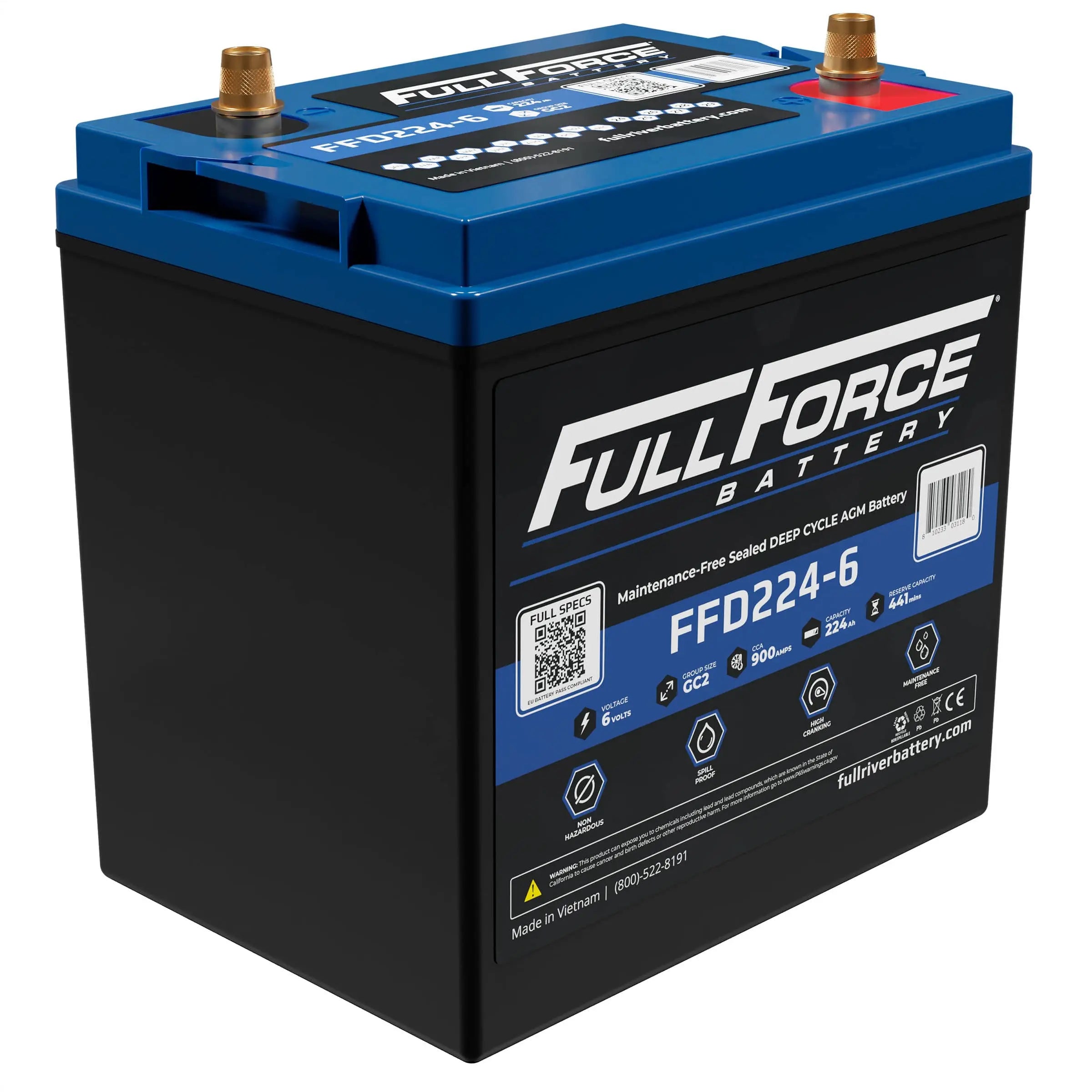 Full Force Battery FFD224-6 – Merlin Power