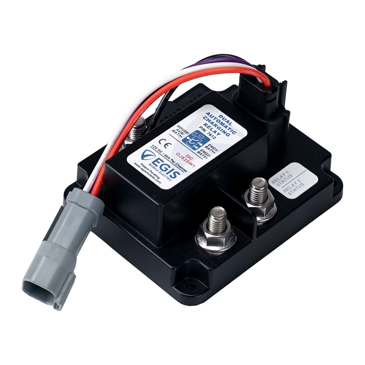 Automatic Charging Relay Plus - Triple Battery - 2x 80 Amp – Merlin Power