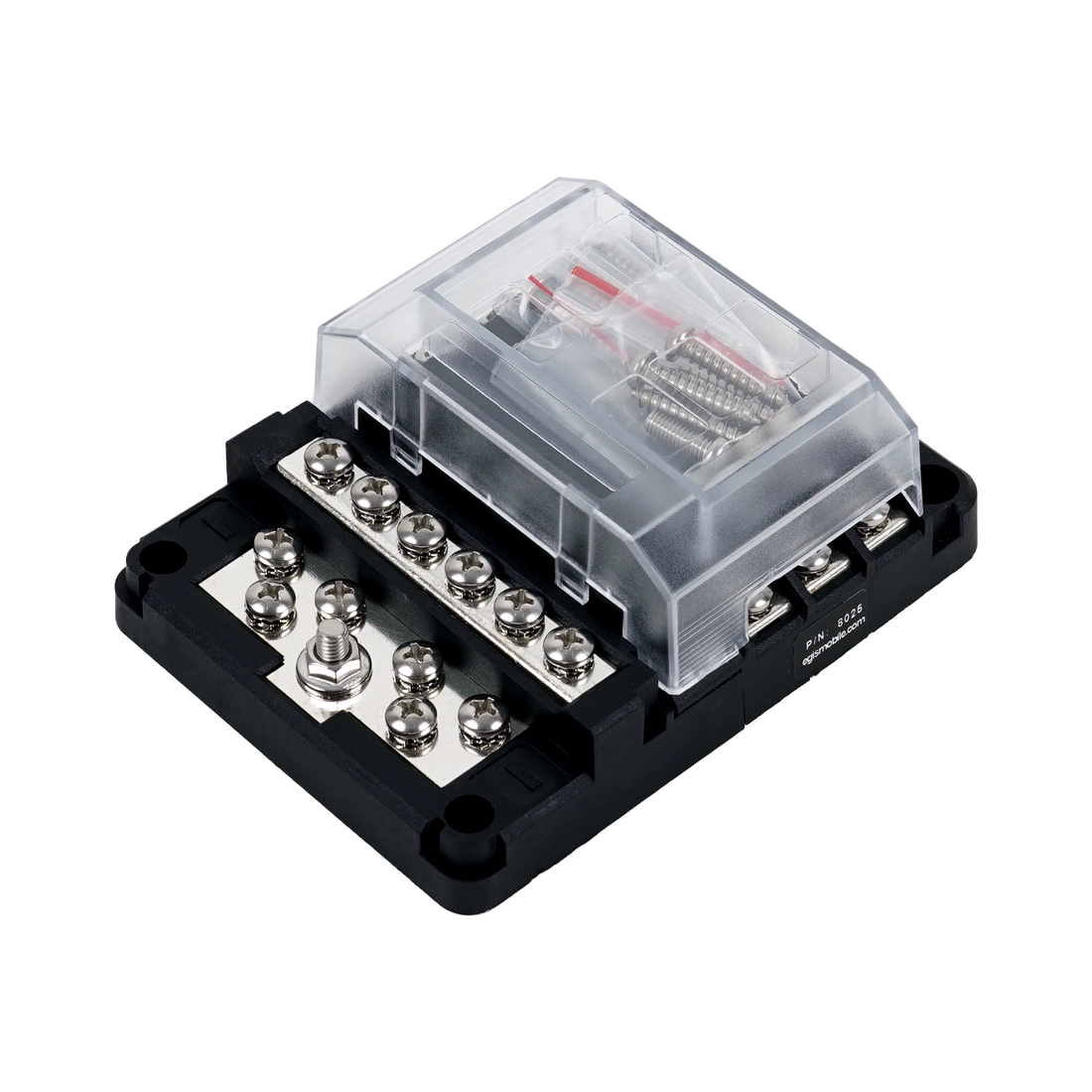 RT Fuse Block 6 Pos w/Ground & LED Indication – Merlin Power